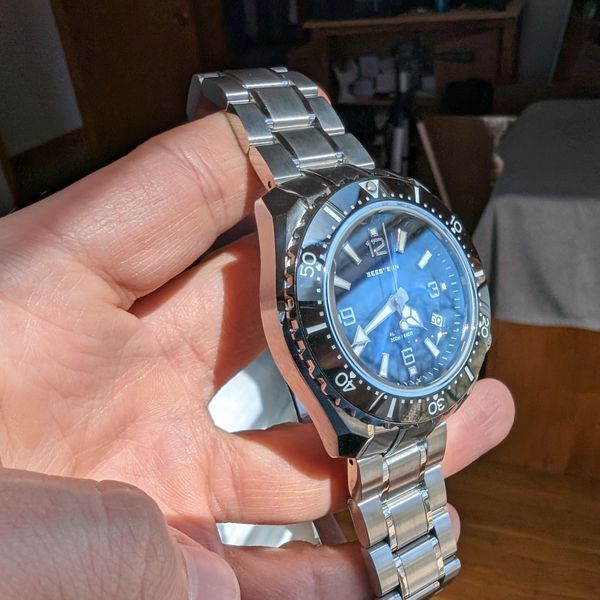 [WTS] Seestern 44mm GS Diver Homage Deep Blue NH35 | WatchCharts ...