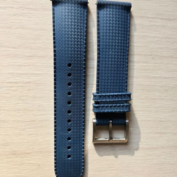 Christopher Ward 22mm Blue Tropic Rubber Quick Release Strap - Size ST ...