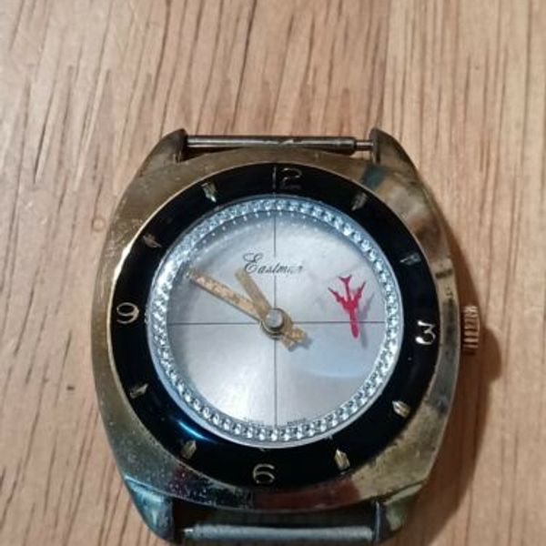 Rare Swiss Vintage Eastman Automatic Pilots Airplane watch rotating ...