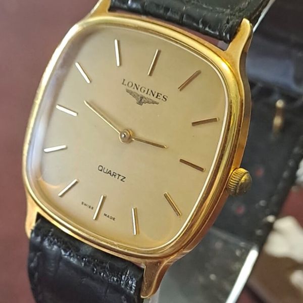 Longines Square Quartz Gold 18K Vintage | WatchCharts Marketplace