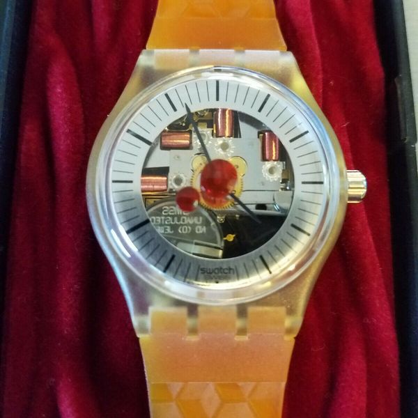 Peter Gabriel Musical Swatch SLZ106 Vintage 1995 "Adam" SLZ 106 watch ...