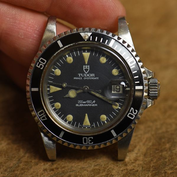 FS Mid 80's Tudor 76100 Submariner. Lollipop Hour Hand. Unpolished ...
