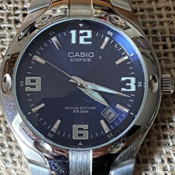 Casio Men's Edifice Stainless Steel Watch 100 Meter EF-106 | WatchCharts