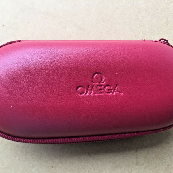 Genuine Omega Watch Travel/Storage Box with Foam. Watch Case Swiss Red ...
