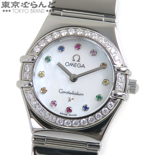 [Returnable] Omega OMEGA Constellation Iris Shell Dial Diamond Bezel My ...