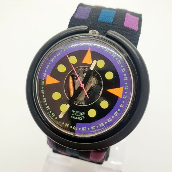 1991 Ultra Rare Skeleton Swatch Pop Watch for Women & Men, Pop Swatch ...