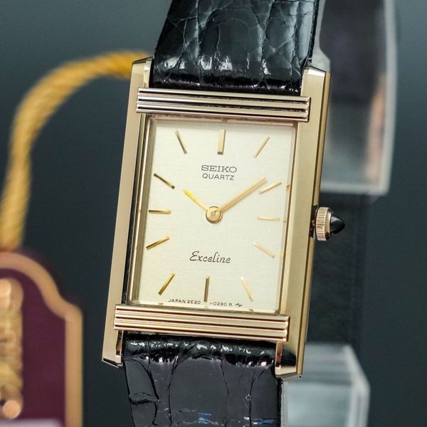 Vintage [MINT] SEIKO Dolce 2E20-5200 Tank Shape | WatchCharts Marketplace