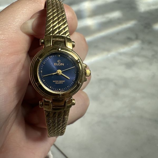 Vintage Elgin Quartz Watch Women Gold Tone Japan Movt | WatchCharts ...