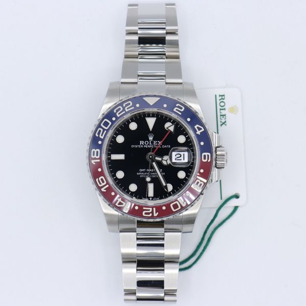 Rolex GMT-Master II 126710BLRO Pepsi Blue & Red Bezel Oyster Band Box ...
