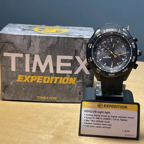 TIMEX EXPEDITION WATCH - ALTIMETER - T49795 - NEW OLD STOCK ...