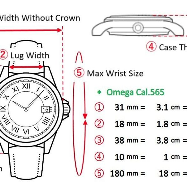 [Near MINT Case] Omega Geneve Cal.565 32mm Silver Dial Date Automatic ...