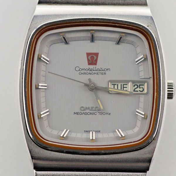 1973 Omega Constellation Megasonic 720 Hz Chronometer Day Date Ref: 198 ...