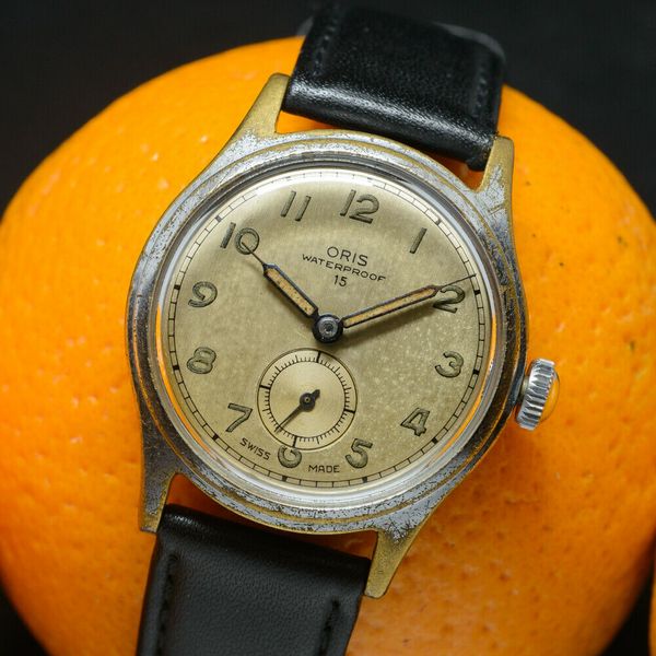 Vintage Oris hand-wind watch,15 jewels, cal. 451, sub-seconds, 1950s ...