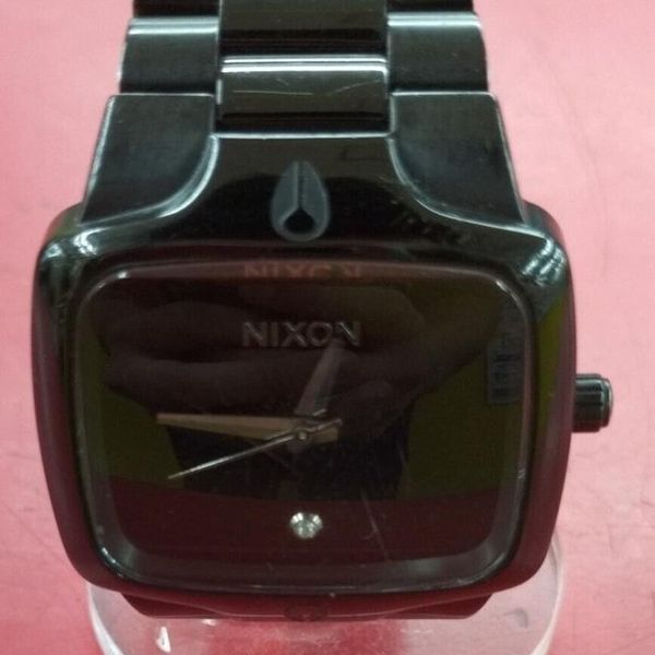 NIXON THE PLAYER Quartz Men's watch Black Dial Analog Stainless Steel ...
