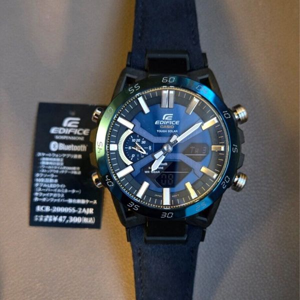 CASIO EDIFICE 50TH Anniversary Japan Import New 2024 Solar Watch ECB ...