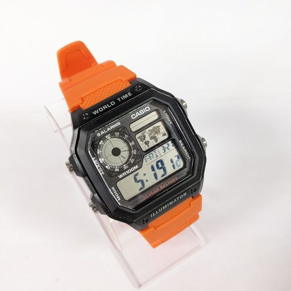 Casio AE-1200WH Men's Illuminator Watch Quartz Digital Chronograph NEW ...