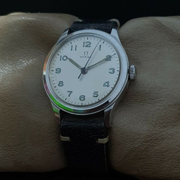 RARE!! OMEGA WWII 40's MILITARY cal. 30T-2 ref.2179/3 VINTAGE 16J SWISS ...