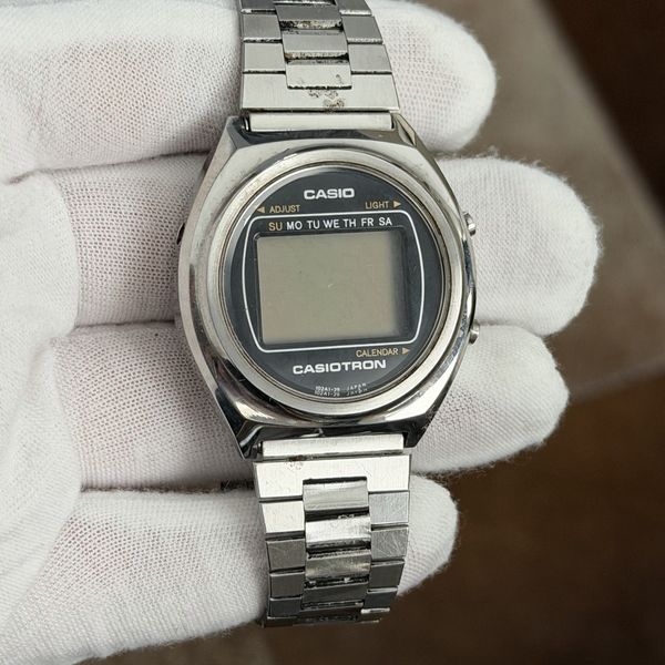 Rare Vintage Casio Casiotron 37CR-10 Menâ s Digital Sports Watch JDM ...