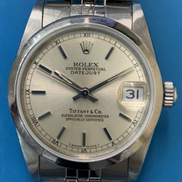 Rolex Ladies DateJust Signed Tiffany Ref. 68240. Rare .(400 ...