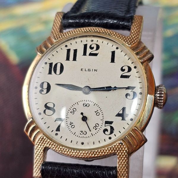 Vintage 1928 Elgin Manual Wind Wristwatch â Art Deco Case â Grade 430 - Runs | WatchCharts ...