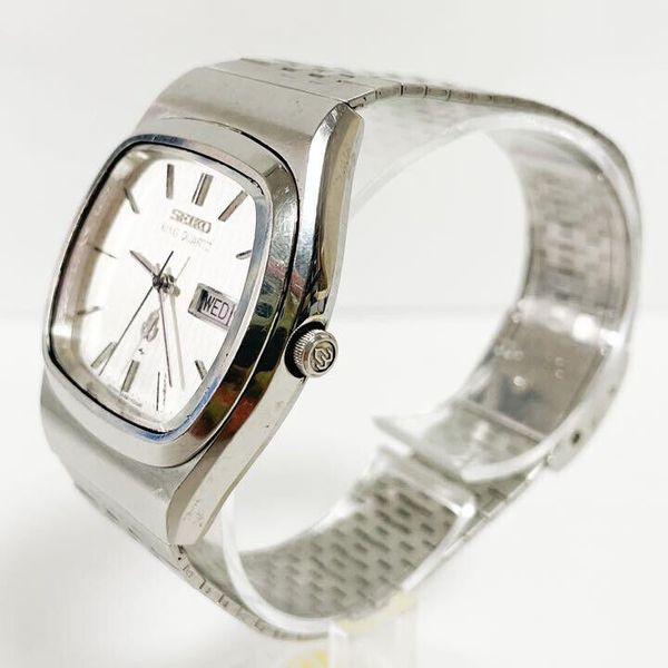 Seiko King Quartz Watch 5856-5010 Vintage JDM Made in Japan Kanji Date ...