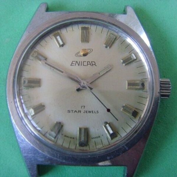 Vintage Swiss ENICAR 17J Manual Watch | WatchCharts Marketplace