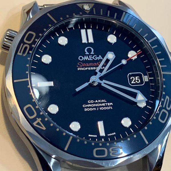 Excellent Omega Seamaster SMPc 41mm BLUE | WatchCharts Marketplace