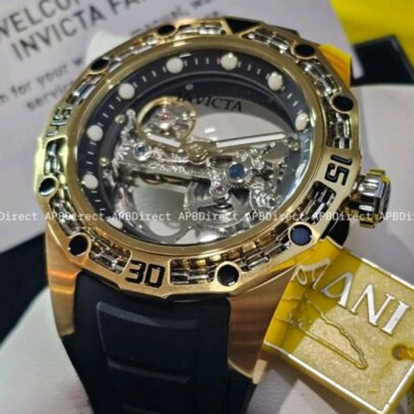 Invicta - BOLT - Linear Bridge / Automatic - Ghost - Skeleton - mens ...
