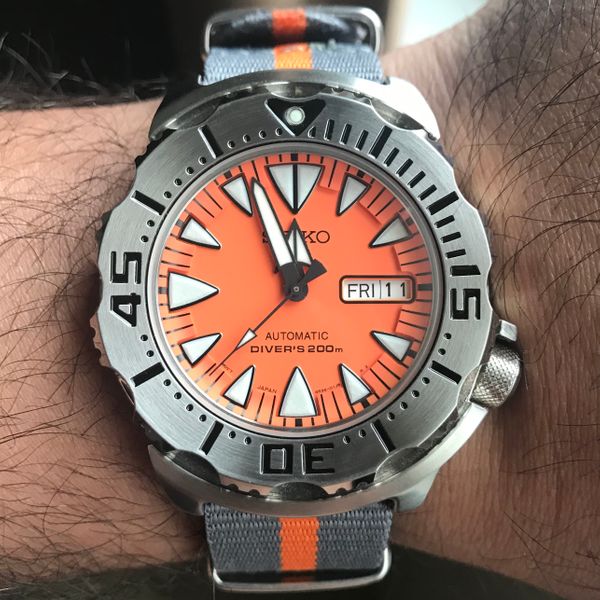 Seiko Gen 2 Orange Monster SRP309 LNIB | WatchCharts UK