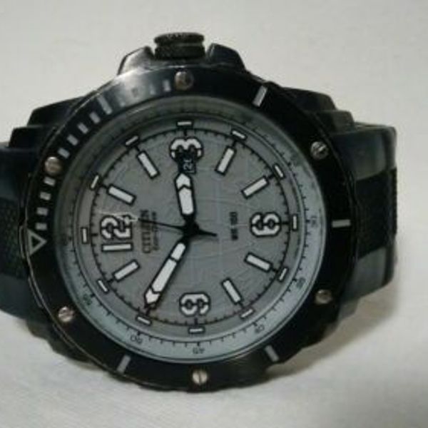 Men’s Citizen Eco-Drive e111-S089107 watch Black gray dial ...