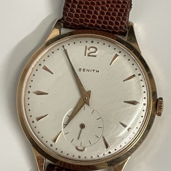 Zenith 18K 750 Gold Vintage Watch Beautiful Piece!!! | WatchCharts ...