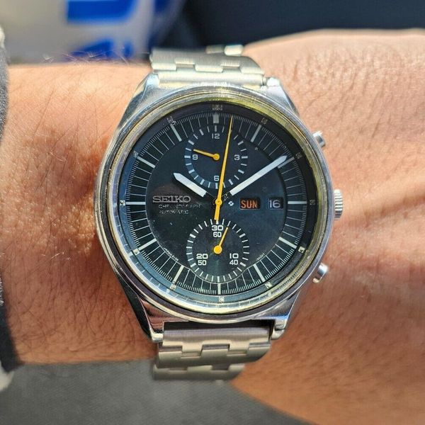 Rare Vintage Seiko Jumbo 6138-3002 Automatic chronograph Watch ...