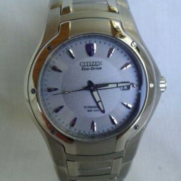 Citizen Eco-drive Men's Titanium Watch - E111 K002141 | WatchCharts ...