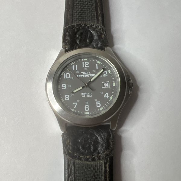 Timex Expedition Indigo WR50M Men's Watch - Dead Battery | WatchCharts Marketplace