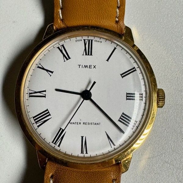 Timex Wind Up Roman Numerals 1979 Marlin Runs Good | WatchCharts ...