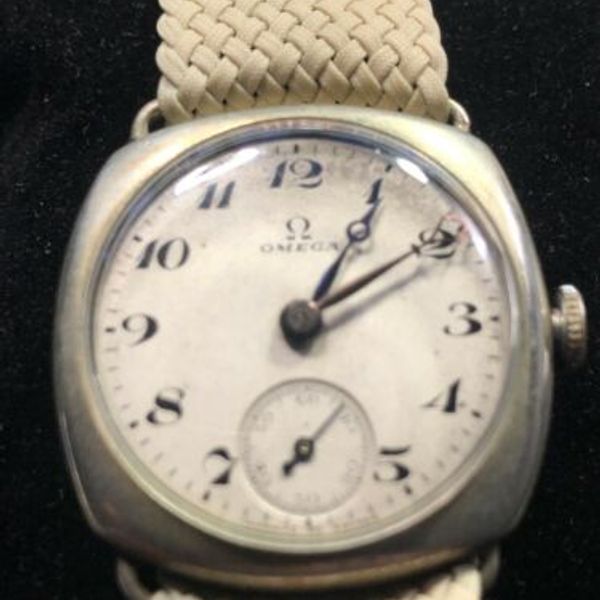 Omega Sterling Silver Trench Watch | WatchCharts Marketplace