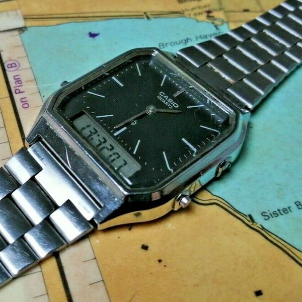 Vintage Casio Japan AQ-222 module 308 working | WatchCharts