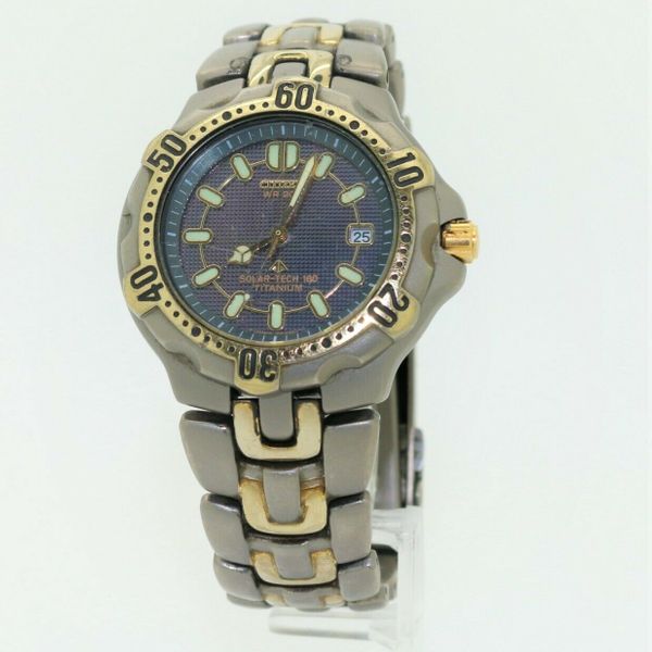 Citizen Men's Watch Eco-Drive WR 200 Solar-Tech 180 Titanium ...