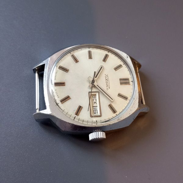 Vintage Russian (USSR) Raketa Automatic watch, cal. 2627.H, 29J, hand ...
