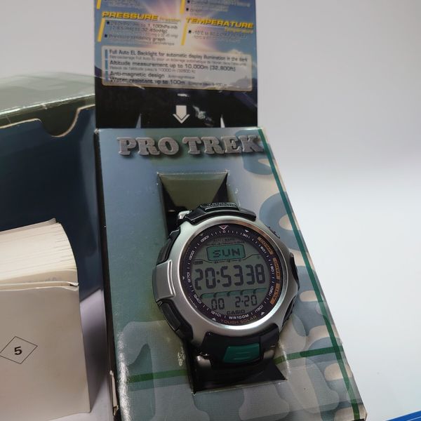 CASIO VINTAGE PROTREK PRG 50 1VER COMPLETO DI SCATOLA - COME NUOVO ...