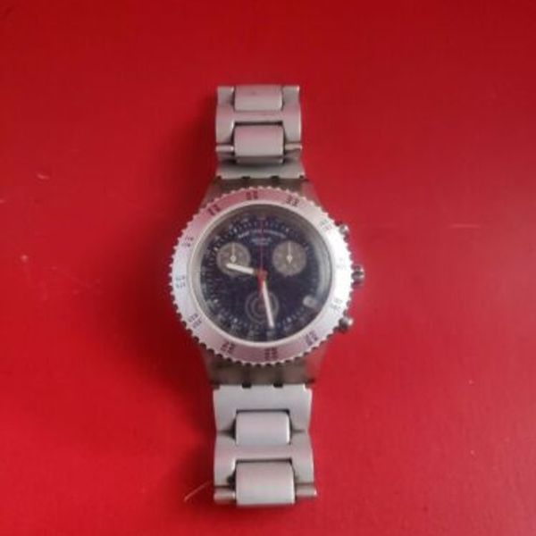 Swatch Irony Diaphane Chronograph Watch Swiss Made Beat Time Converter | WatchCharts Marketplace