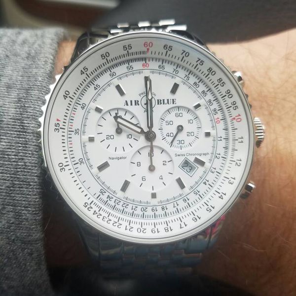 Deep Blue Air blue chronograph | WatchCharts Marketplace