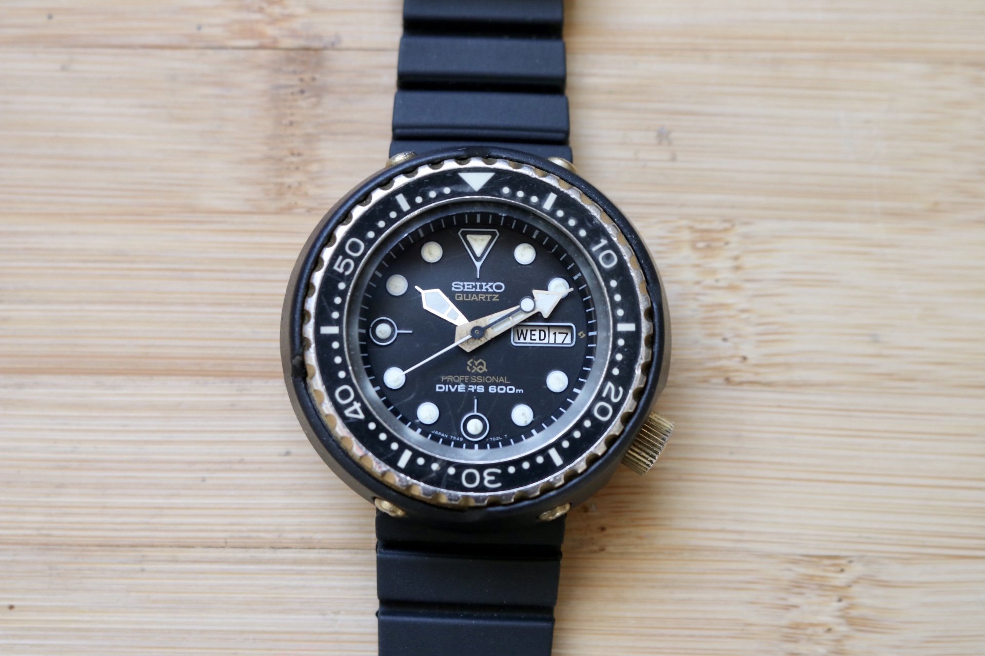 FS Seiko 7549-7009 Golden Tuna Quartz Titanium Professional Divers 600m | WatchCharts