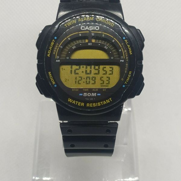 VINTAGE CASIO W-95 [945] DIGITAL TWIN ALARM CHRONO RARE WATCH | WatchCharts