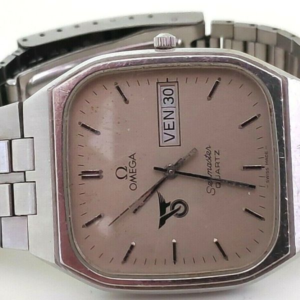 OMEGA SEAMASTER "DAN" CAL 1425 QUARTZ CLASSIC VINTAGE MEN'S WATCH...NO ...