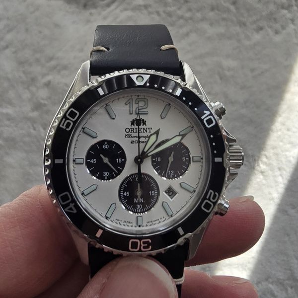 Orient Men's Solar Powered Chronograph Watch | WatchCharts Marketplace