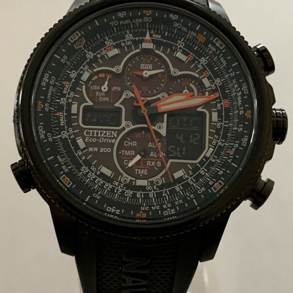 CITIZEN Promaster Navihawk A-T Eco Drive Black Dial Men's Watch (JY8035 ...