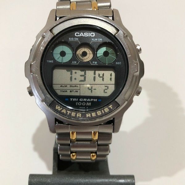 CASIO TRI GRAPH TGW-100 JAPAN WATCH | WatchCharts Marketplace