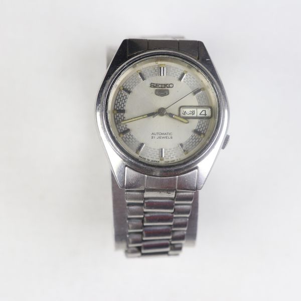 [WTS] Vintage Seiko 5 7S26-6000 Automatic 21J | Rare Silver Pattern Dial | Day/Date Japan Watch ...