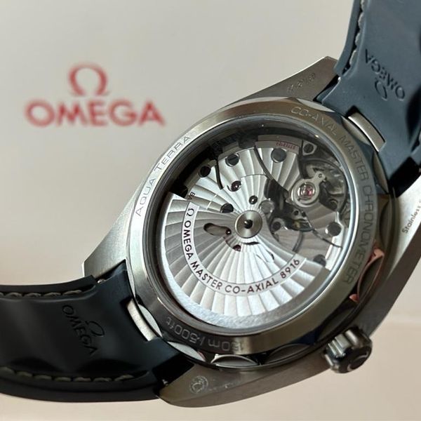 Omega Aqua Terra | 220.12.41.21.03.005 BLUE Small Seconds Full Set ...